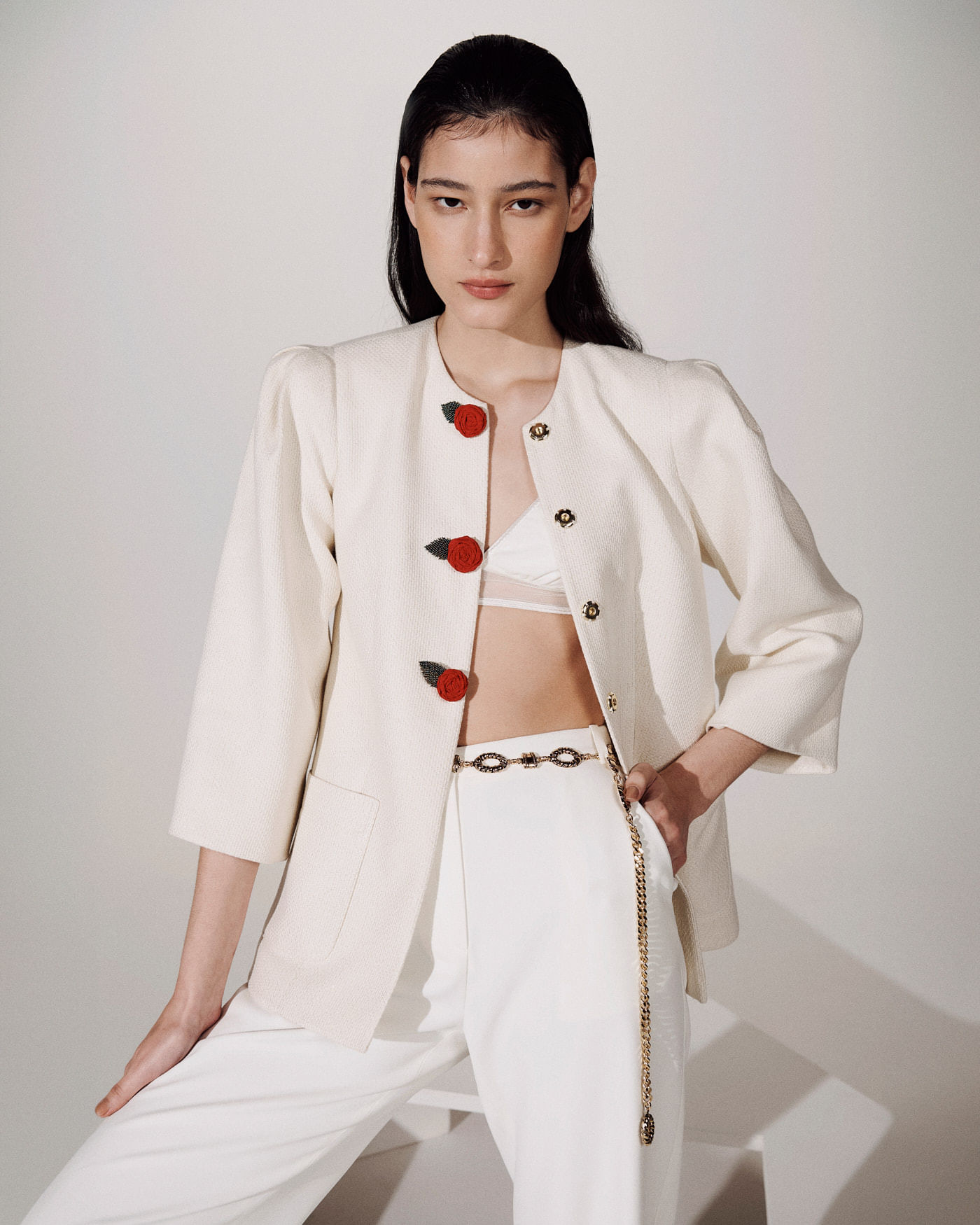 Casaco Leone Off White